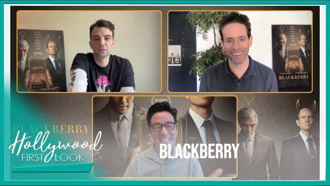 BLACKBERRY (2023) | Interviews with Glenn Howerton and Jay Baruchel on ...
