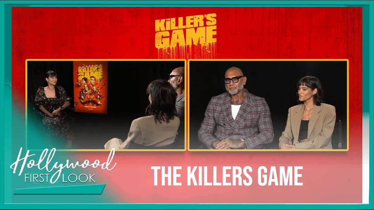 THE KILLERS GAME | Interviews with Dave Bautista, Sofia Boutella, and ...