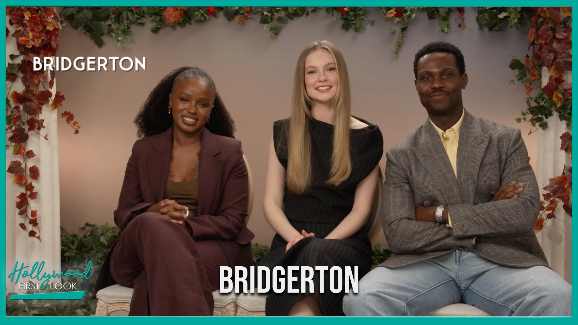 Hannah Dodd, Victor Alli and Masali Baduza on Bridgerton Season 4 and ...